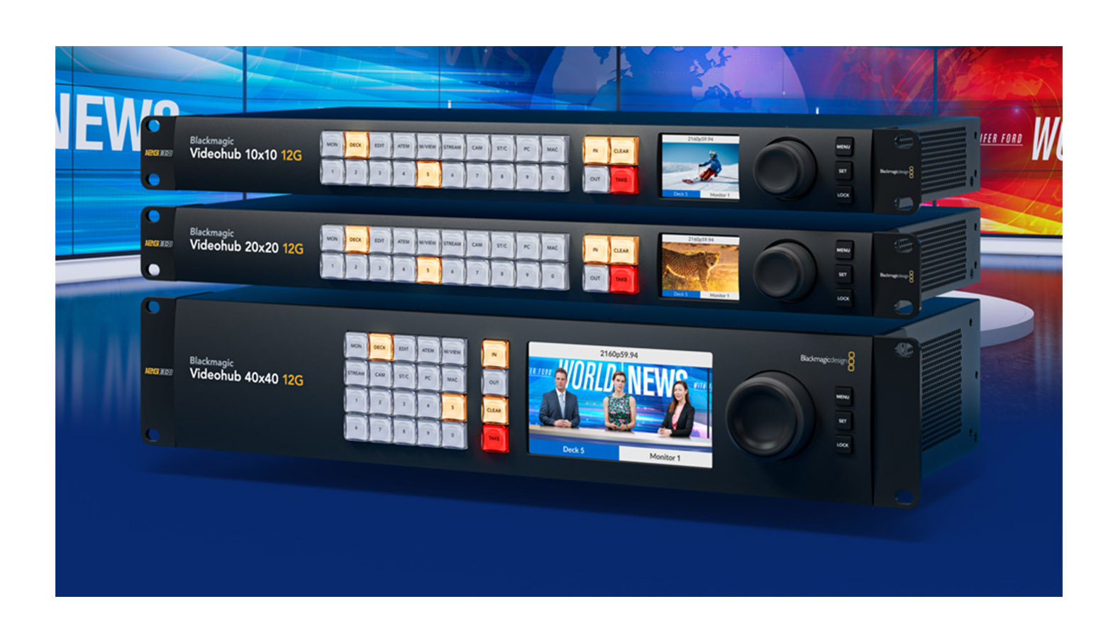 Blackmagic Announces New Blackmagic Videohub 12G Video Routers